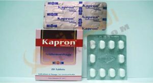 كابرون (Kapron) دواعي الاستعمال، الآثار الجانبية، الجرعة والموانع