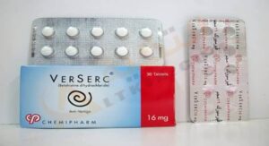 فيرسيرك (Verserc) دواعي الاستعمال، الآثار الجانبية، الجرعة والموانع