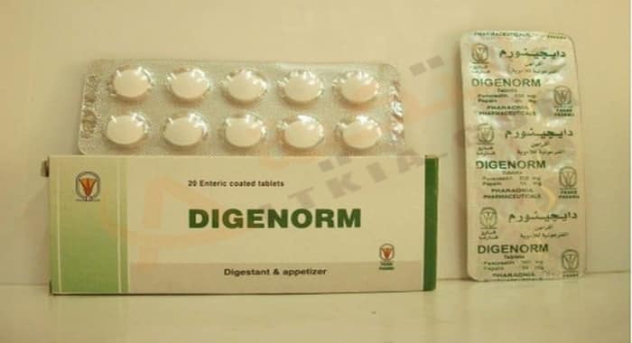دايجينورم (Digenorm) دواعي الاستعمال، الآثار الجانبية، الجرعة والموانع