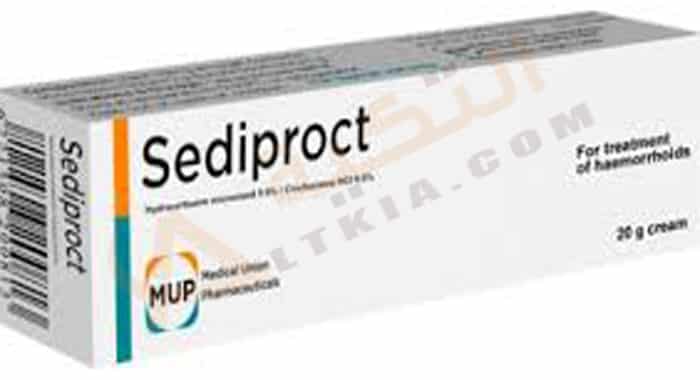 سيديبروكت (Sediproct) دواعي الاستعمال، الآثار الجانبية، الجرعة والموانع