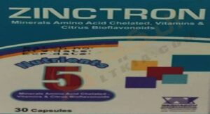 زنكترون (Zinctron) دواعي الاستعمال، الآثار الجانبية، الجرعة والموانع