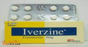 أقراص أيفرزين (Iverzine) دواعي الاستعمال والآثار الجانبية